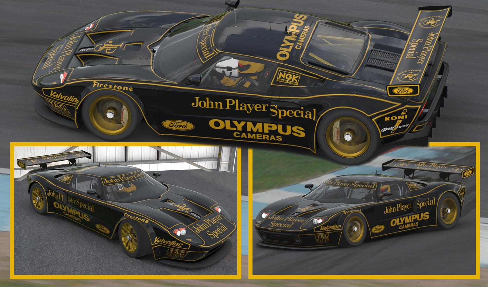 Ford GT3 JPS by Clyde Coman - Trading Paints