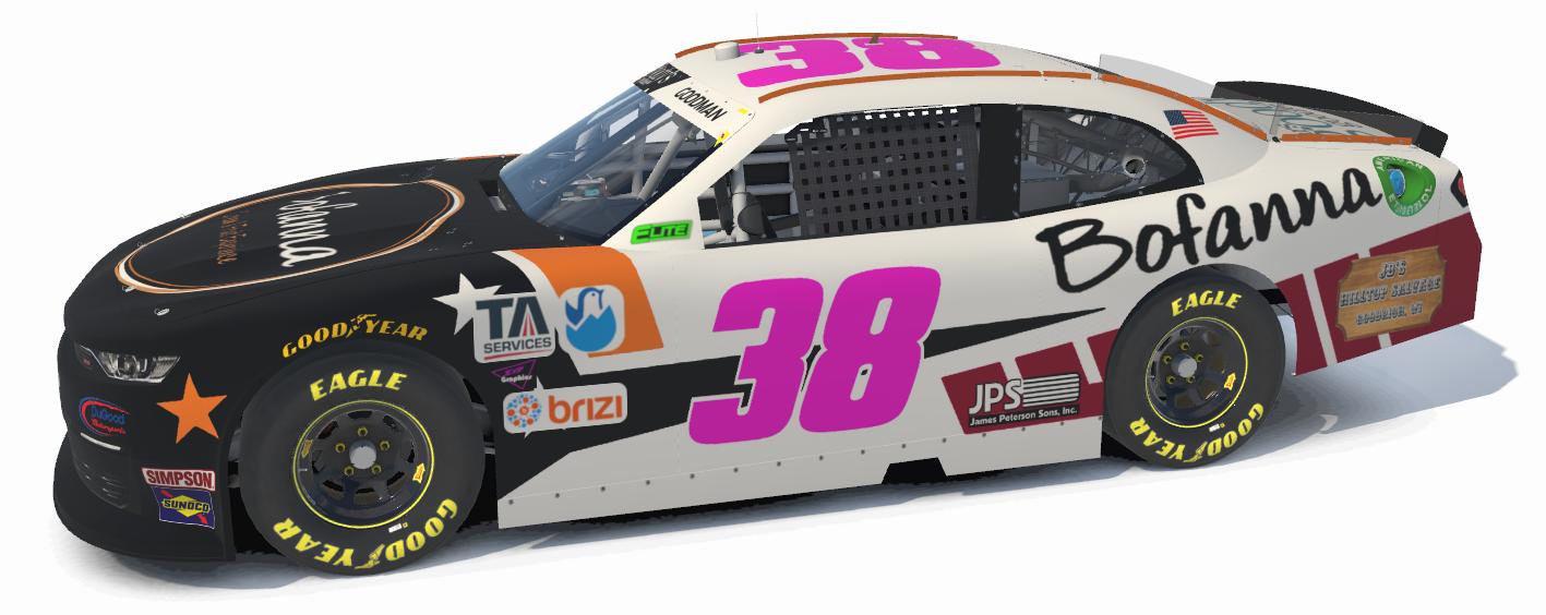 Jeff Green Pink Numbers by Michael Goodman2 - Trading Paints