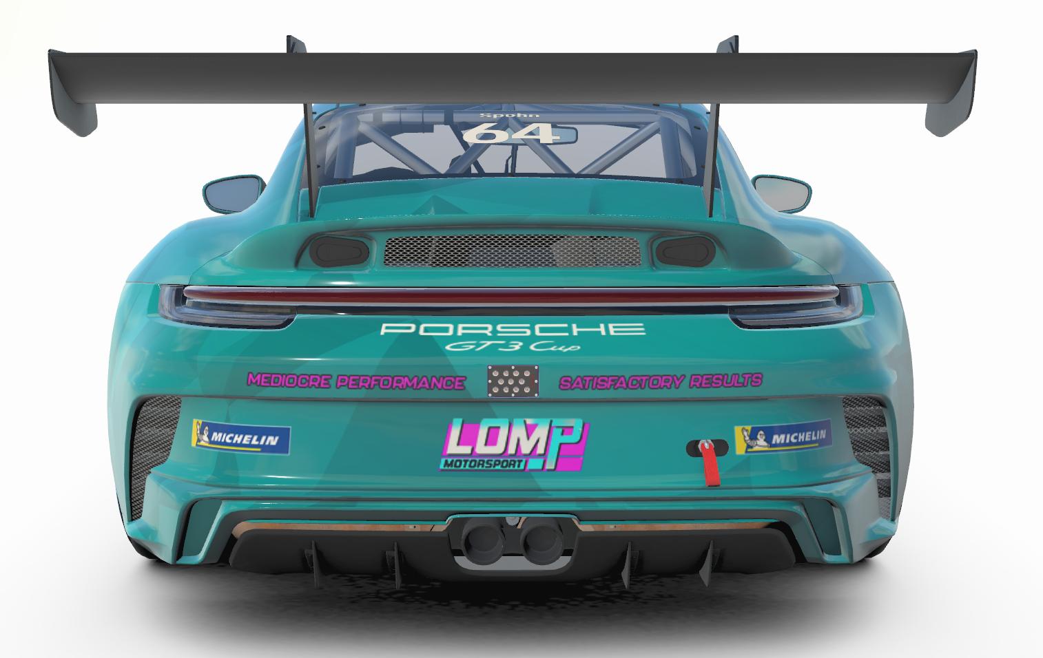 LOMP Motorsport Porsche 911 GT3 Cup (992) by Michael Spohn - Trading Paints