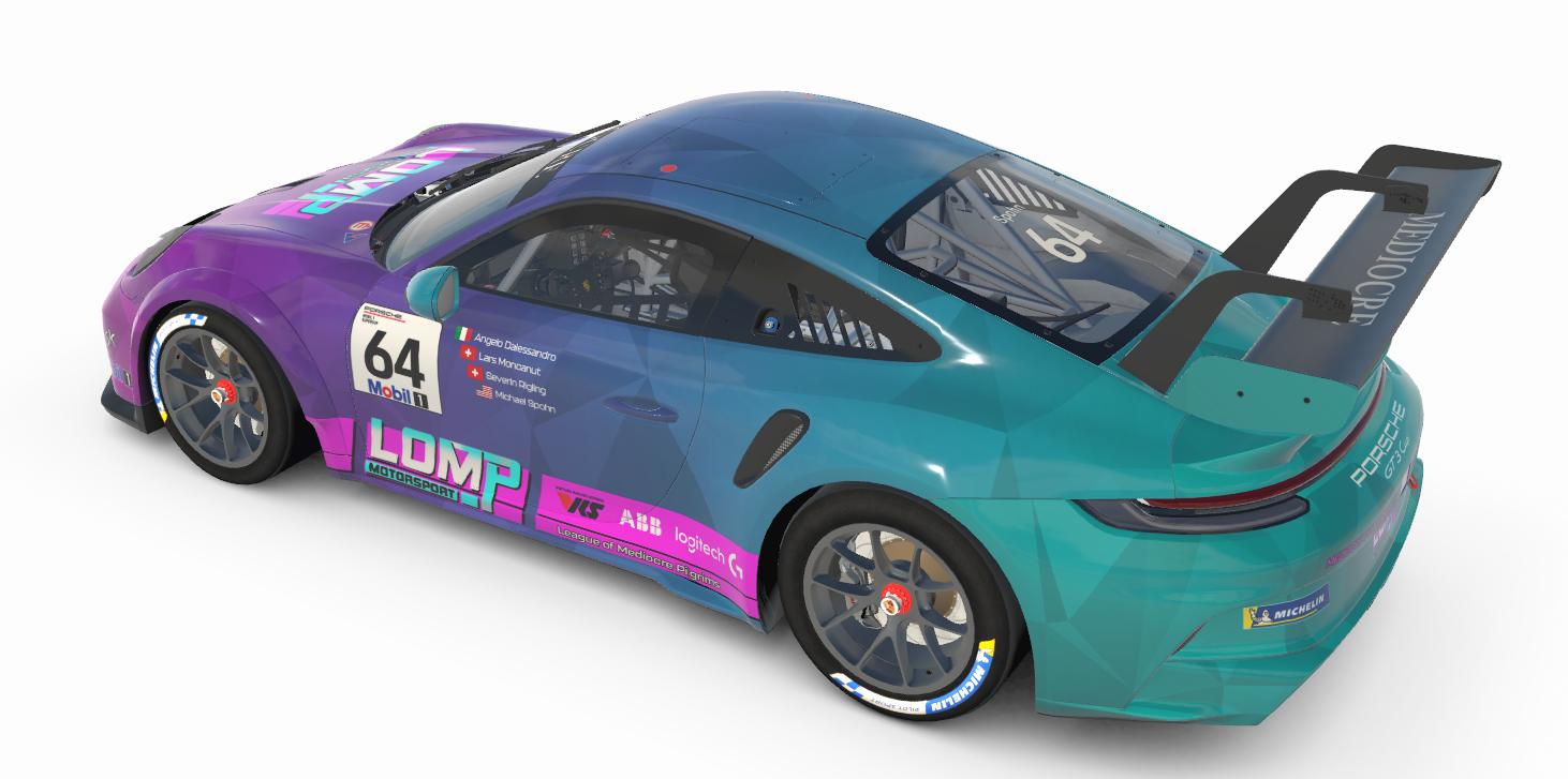 LOMP Motorsport Porsche 911 GT3 Cup (992) by Michael Spohn - Trading Paints