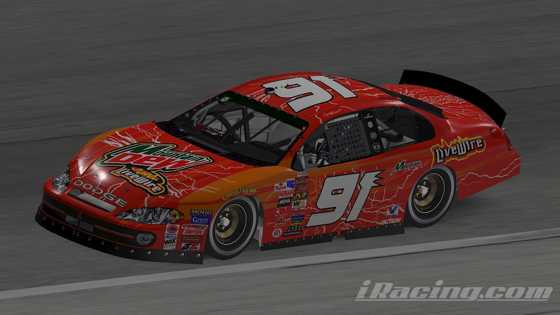 #91 Casey Atwood 2003 Mountain Dew Livewire Dodge Intrepid by Christian ...