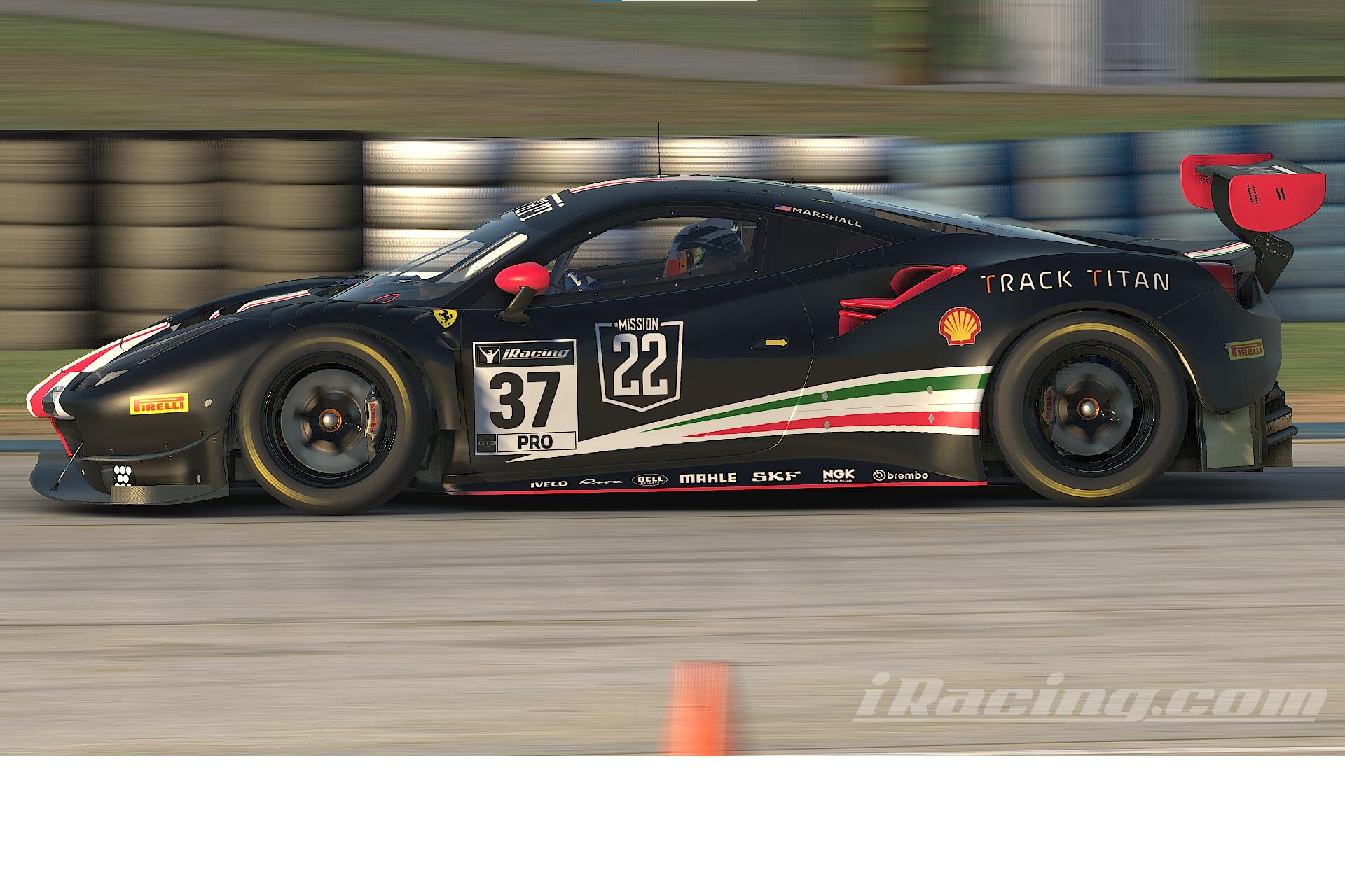 Mission 22 x Ferrari 488 GT3 Evo 2020 by Ben R Harrison - Trading Paints