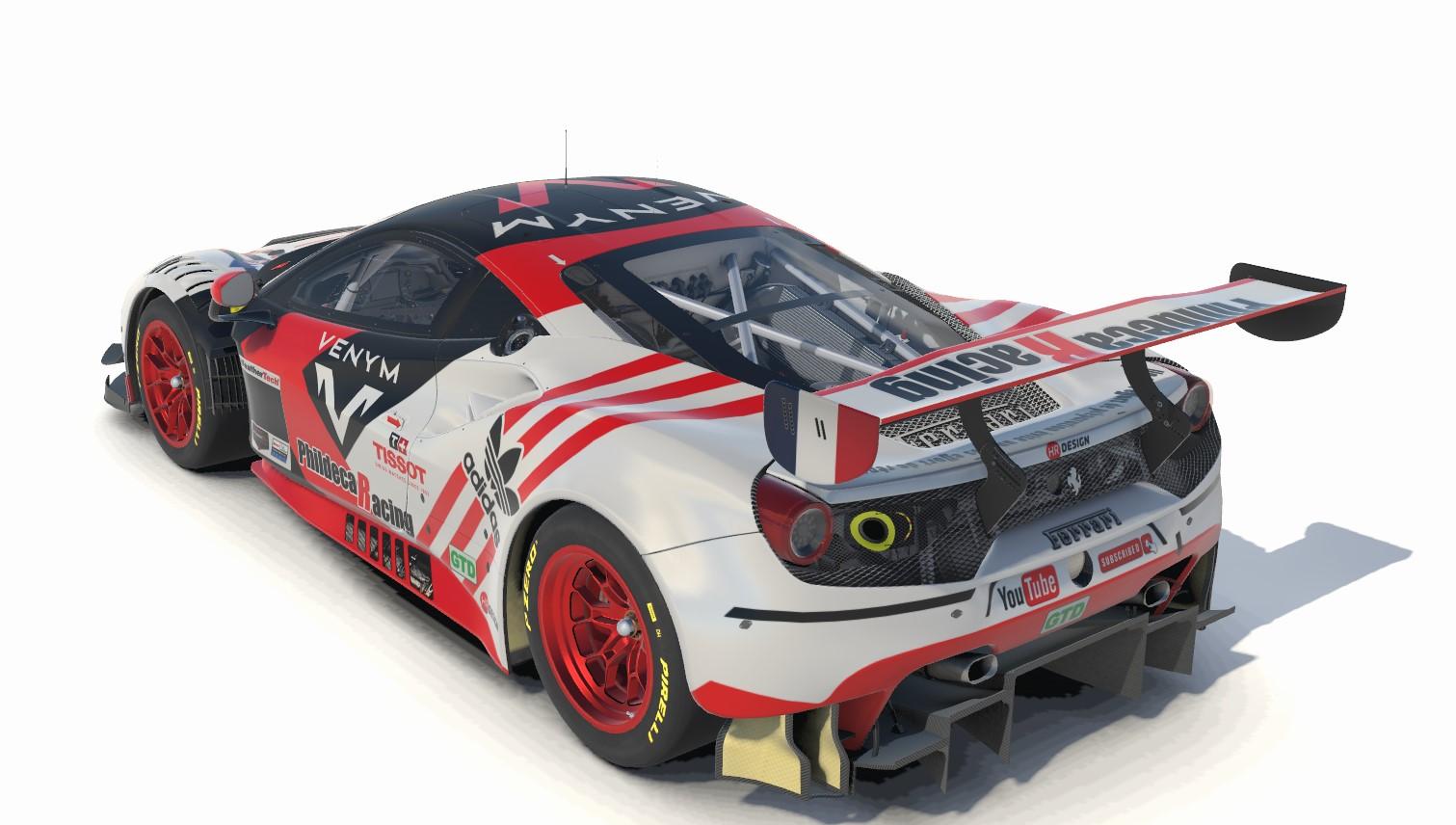 PHILDECARACING Team FERRARI 488 GT3 EVO IMSA by Phil DECAR - Trading Paints
