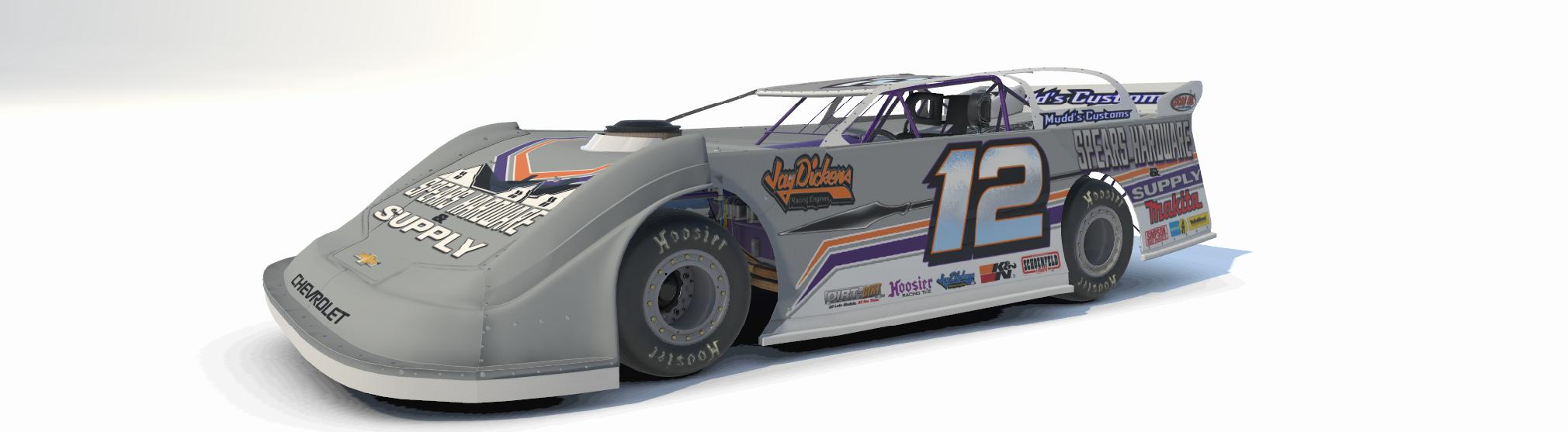 Spears Harware, Jay Dickens race engines, Mudds Customs Dirt Late Model ...