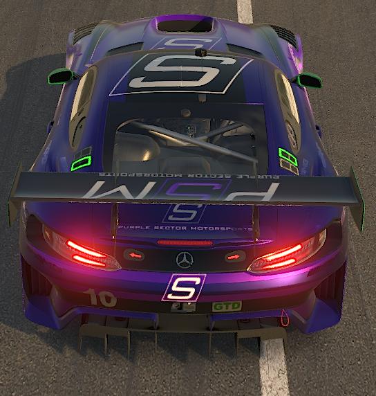 Purple Sector Motorsports Mercedes GT3 Evo (IMSA) by Curtis Slade ...