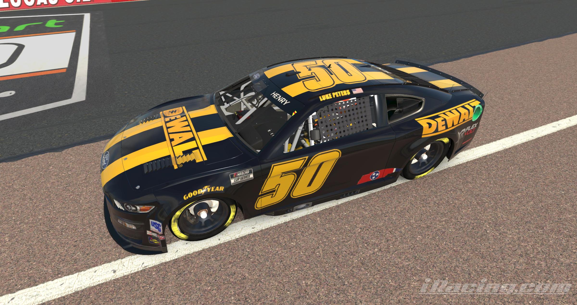Luke Peters NextGen Cup Ford Mustang #50 by Jake Henry - Trading Paints