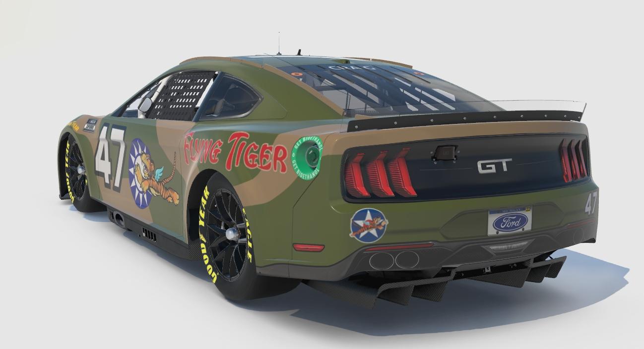 Ford Mustang Nextgen Flying Tiger by Don Craig - Trading Paints