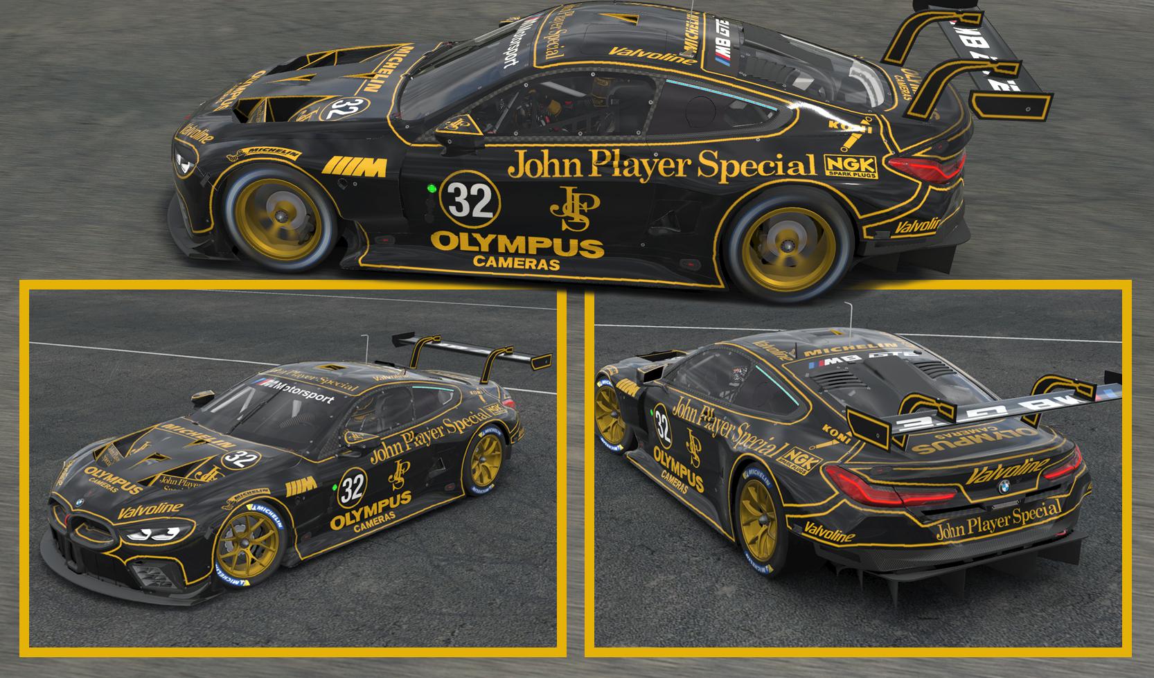 BMW M8 GTE JPS by Clyde Coman - Trading Paints