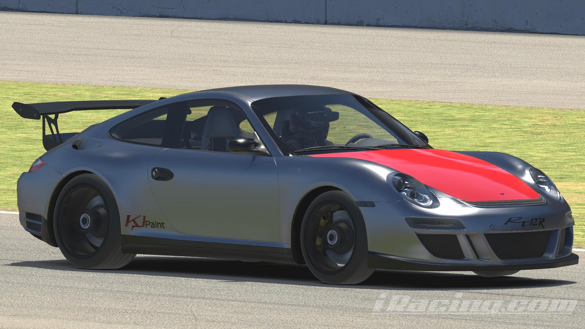 Ruf RT12R Steel red hood by Kimber Jansen - Trading Paints