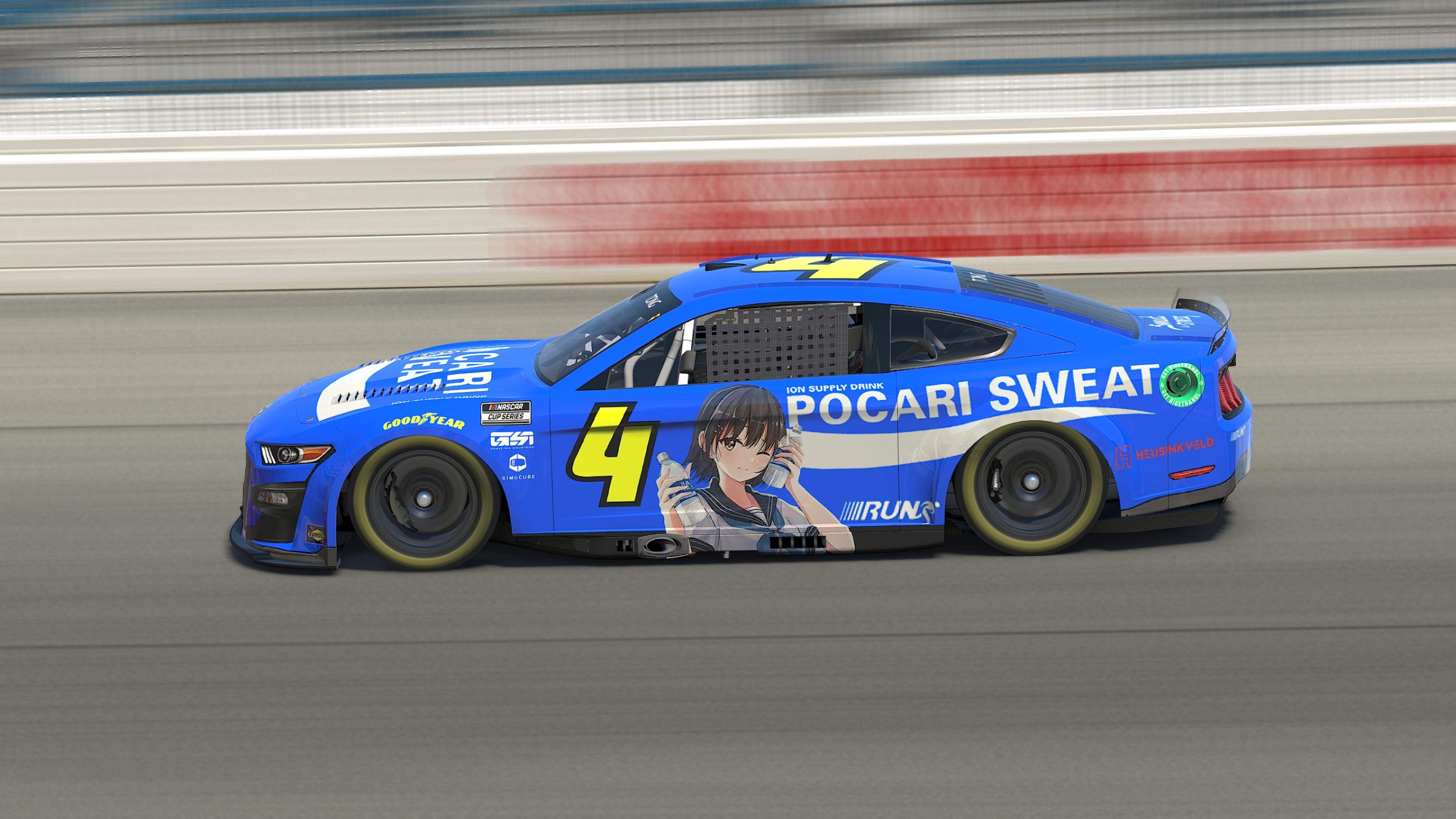 Pocari Sweat | NASCAR Ford Mustang Next Gen by Nicholas Tong2 - Trading ...