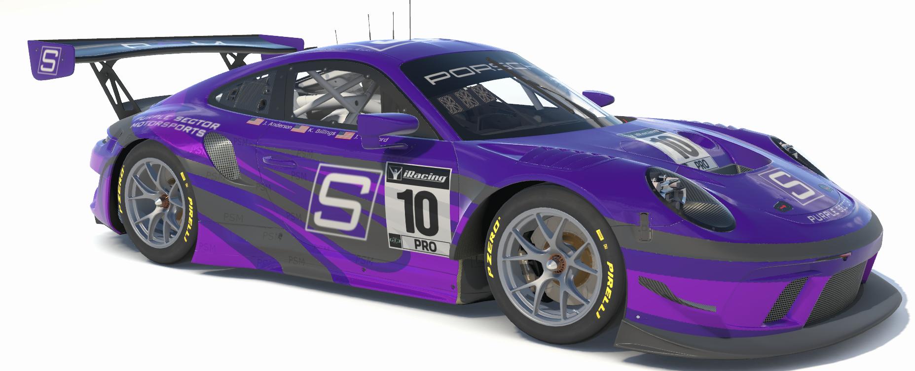 PSM Team Omega Porsche 911 GT3 R by Curtis Slade - Trading Paints