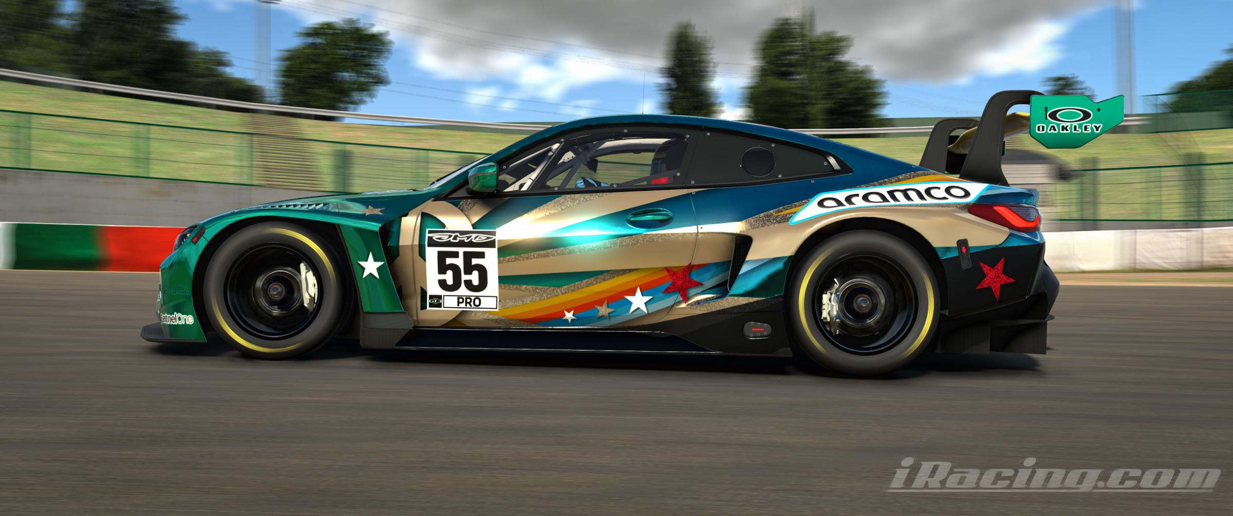 Seb Vettel Texas helmet tribute livery BMW M4 GT3 by Daniel Kranefuss ...