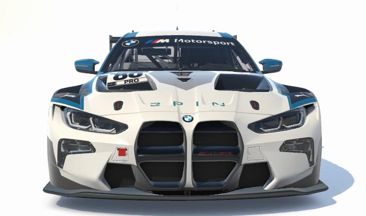 BMW M4 GT3 Zpin Racing Team by Jose Lopez Zara - Trading Paints