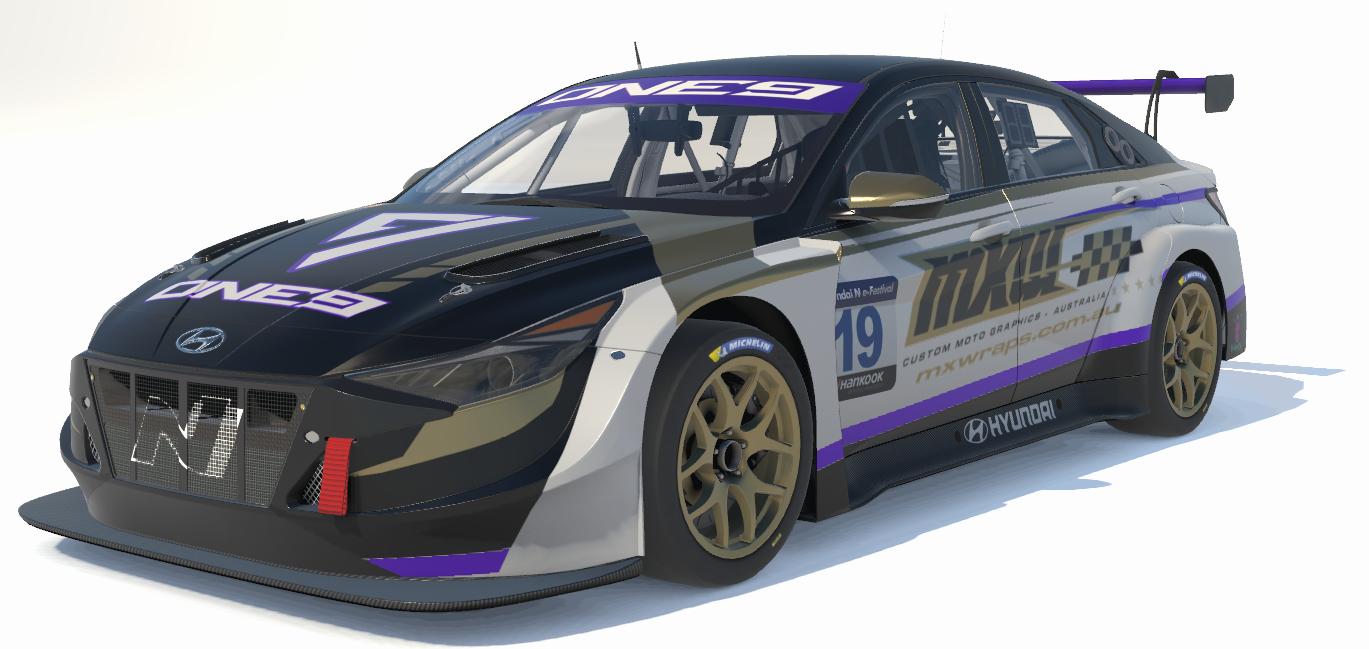 ONE9 MX Wraps Racing - Elantra by Christopher Bleakley - Trading Paints