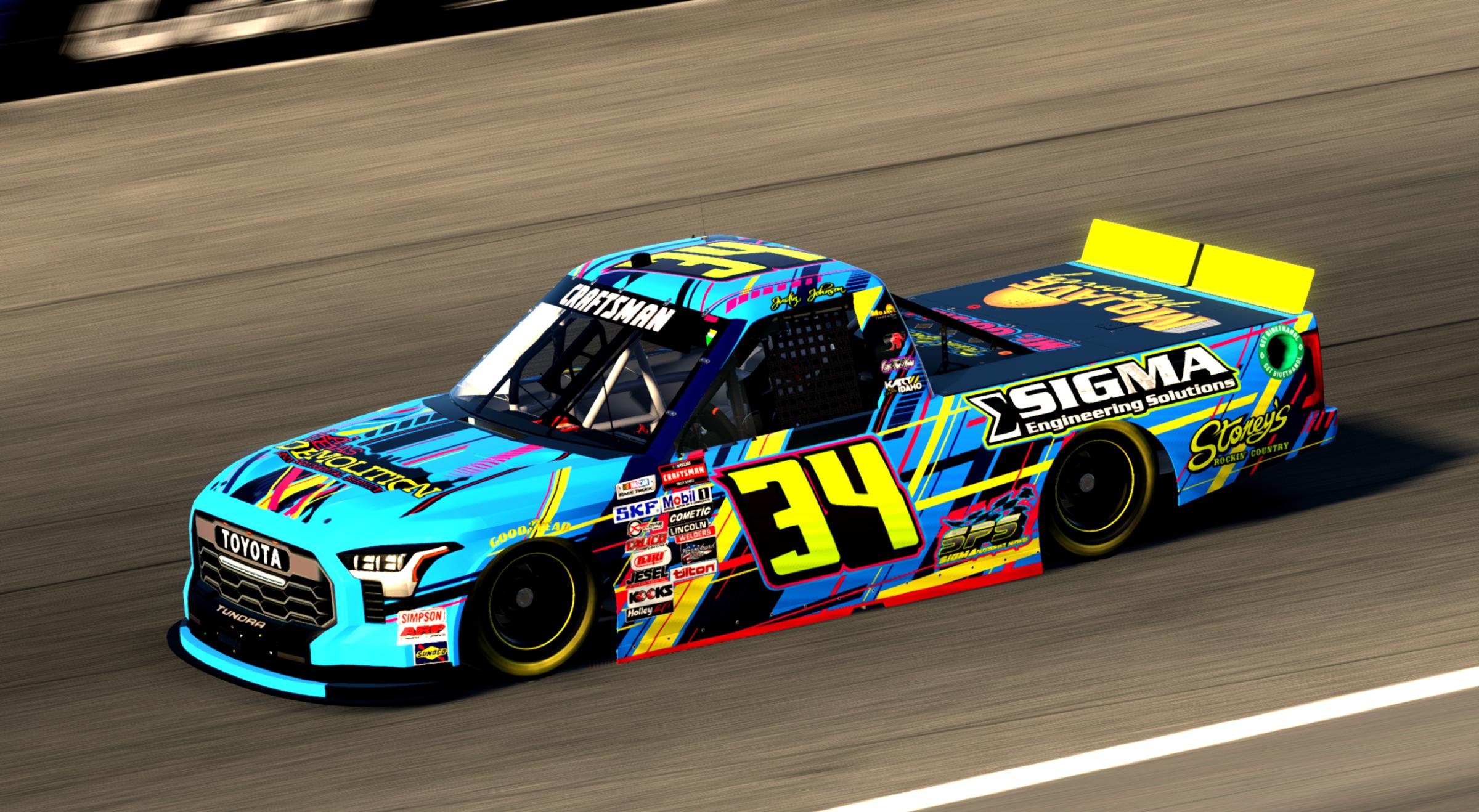 Justin Johnson Kart Idaho Sigma Production Services #34 by William ...