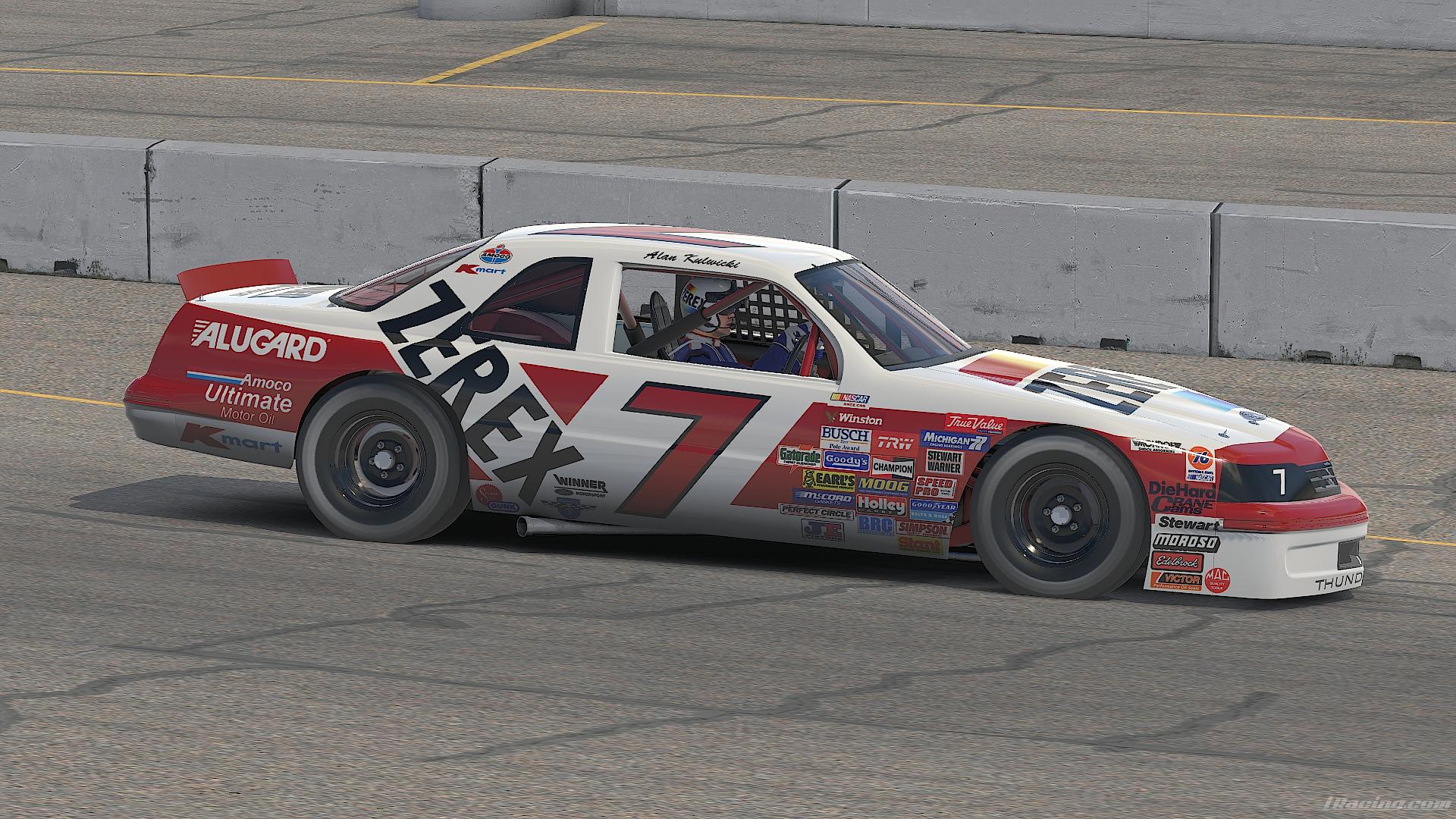 1988 Alan Kulwicki #7 Zerex (Phoenix) by Jeffrey Stanton - Trading Paints