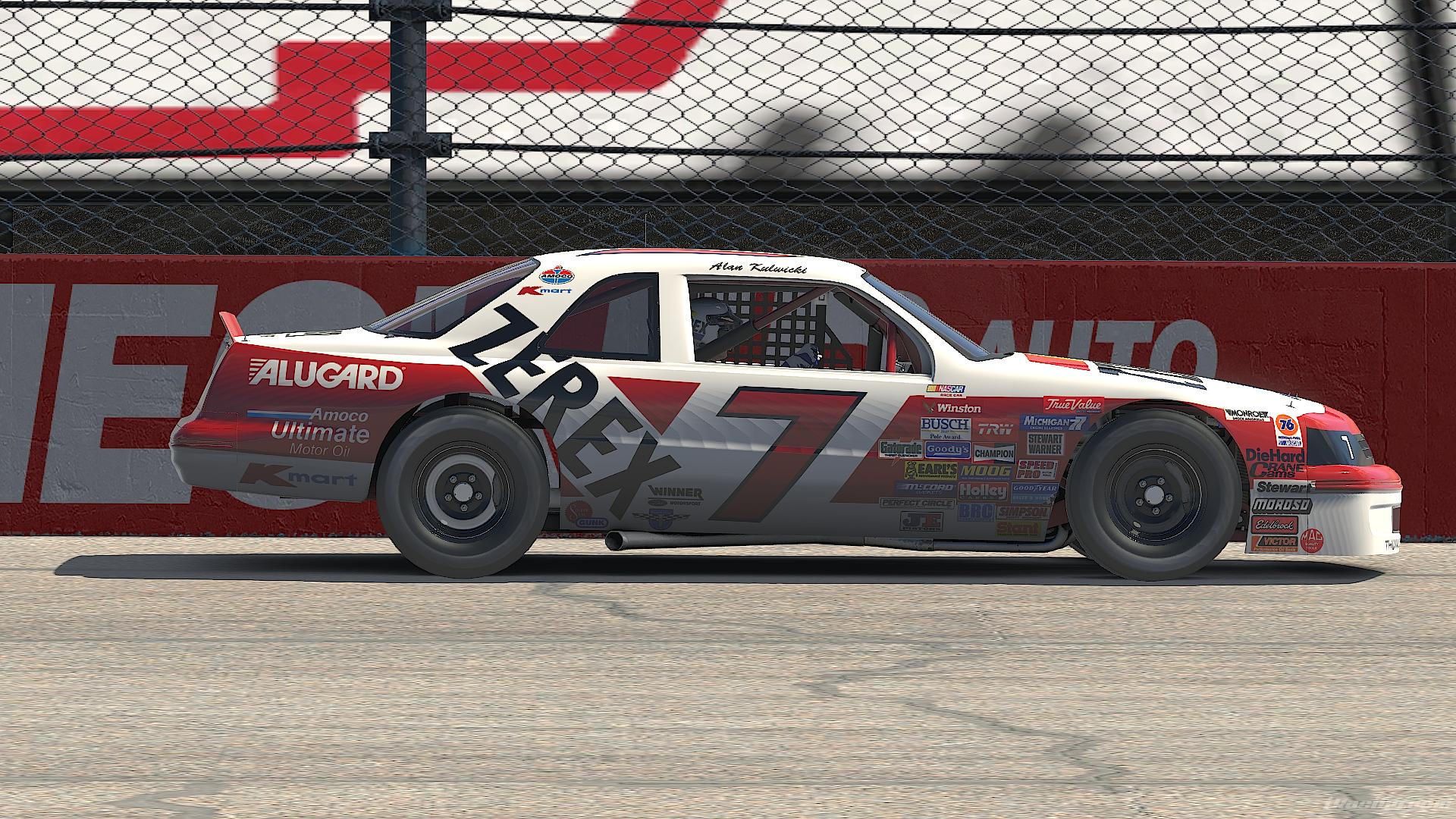 1988 Alan Kulwicki #7 Zerex (Phoenix) by Jeffrey Stanton - Trading Paints