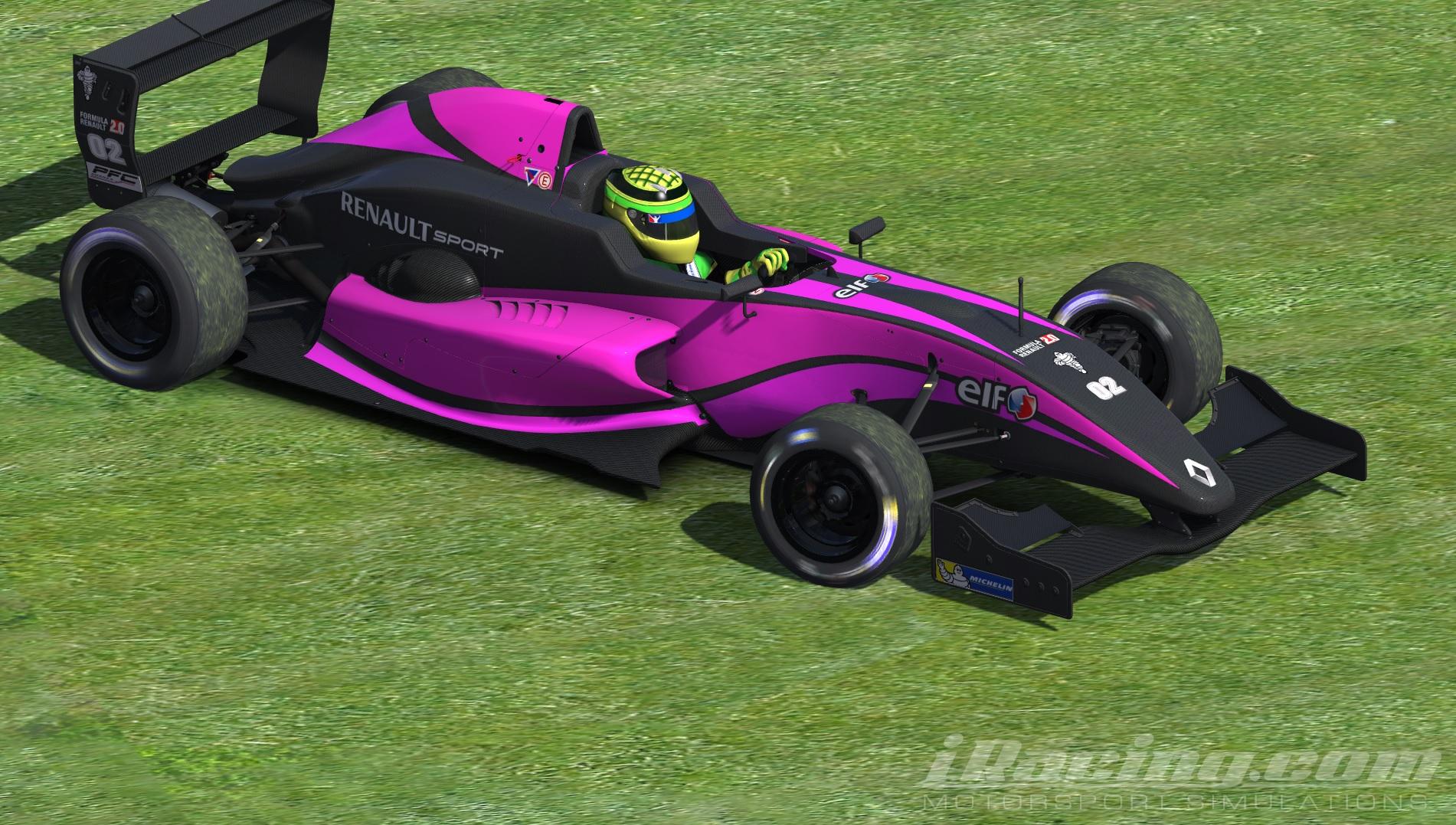 Formula Renault 2.0 pink +carbon.tga by Chris Bull - Trading Paints
