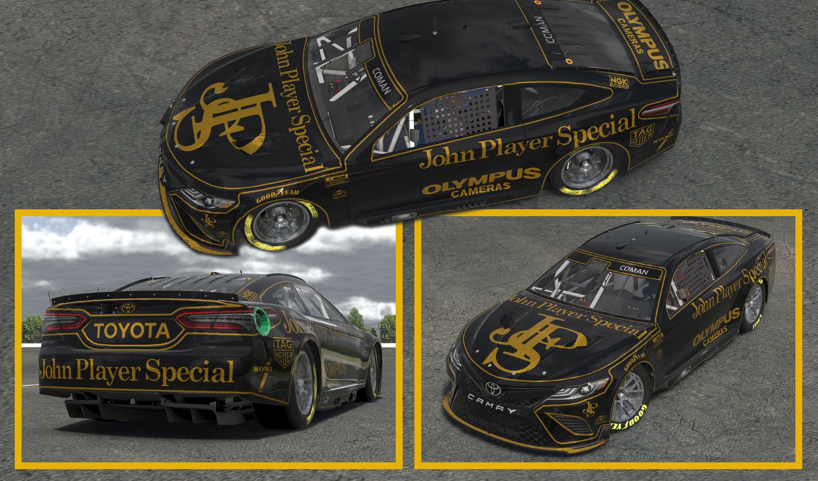 Nascar Next Gen toyota JPS by Clyde Coman - Trading Paints