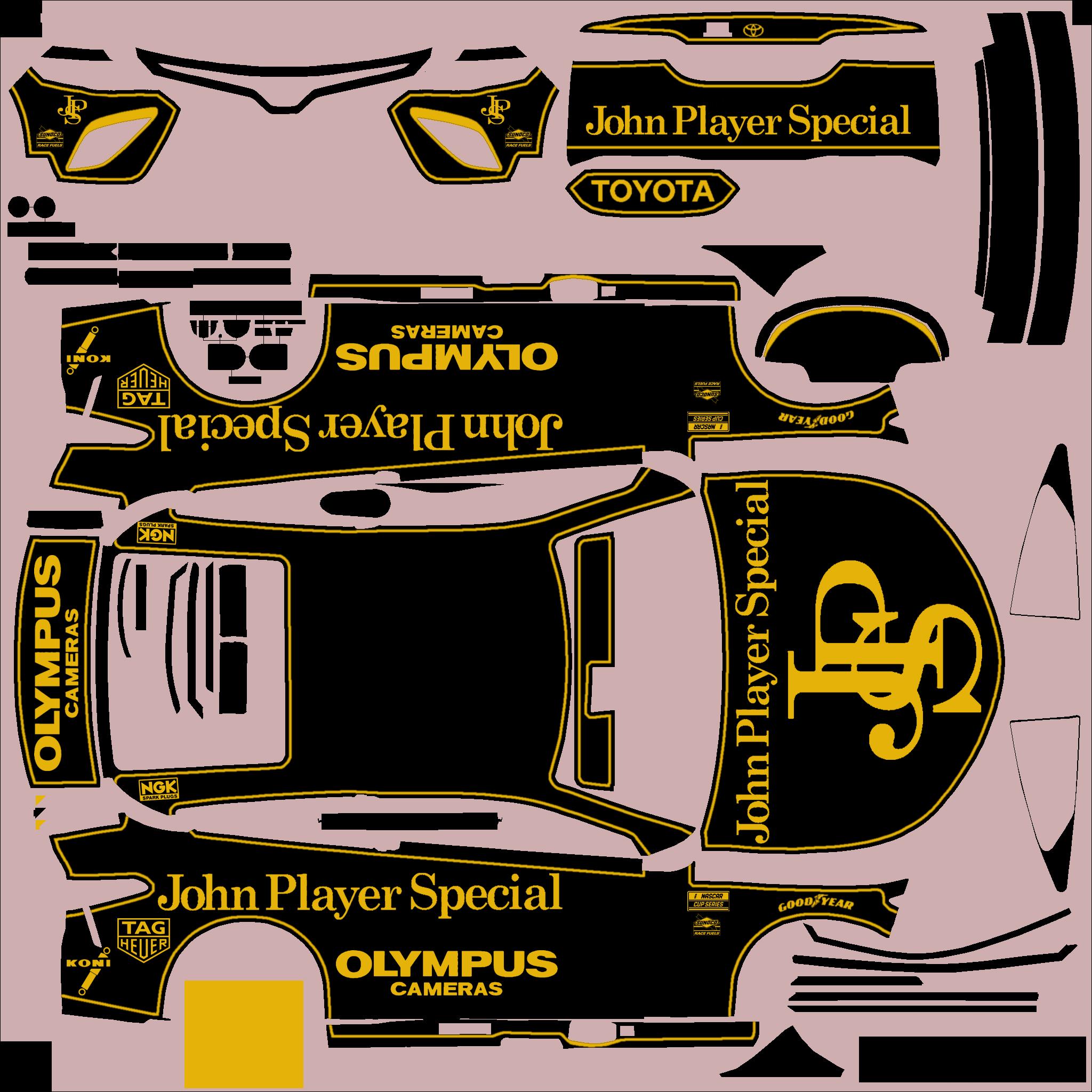 Nascar Next Gen toyota JPS by Clyde Coman - Trading Paints