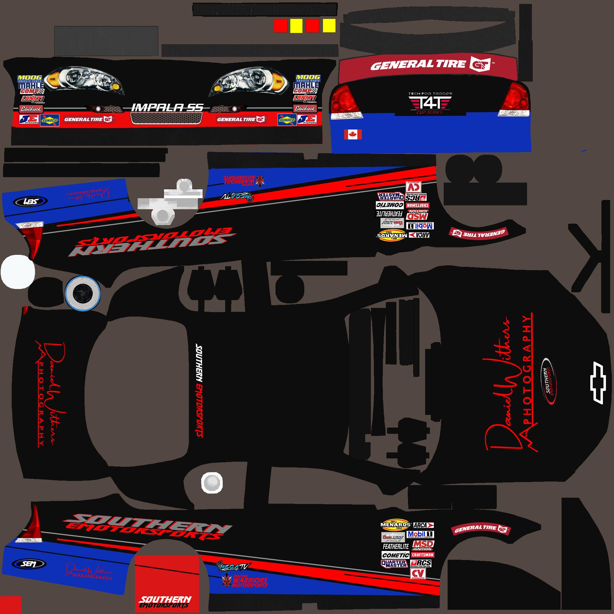 Chevrolet Impala SS Class B leagueRR copy by Dan Withers - Trading Paints