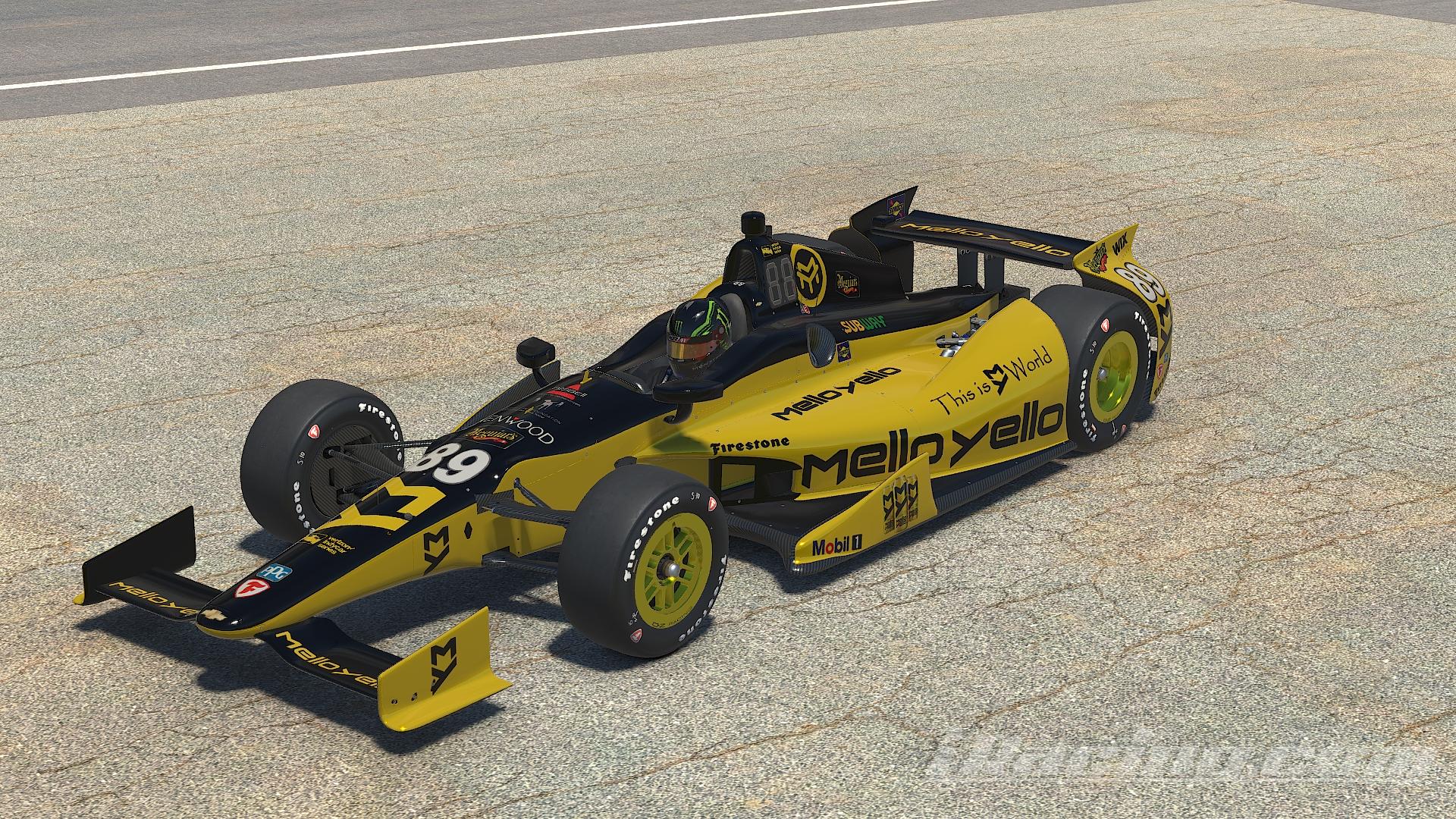 Mello Yello [Legacy Dallara DW12 by Ted Glenn - Trading Paints