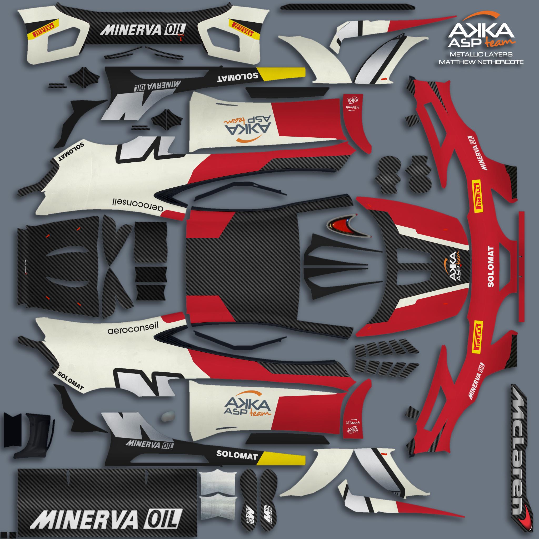 Team AKKA-ASP by Justin S Davis - Trading Paints