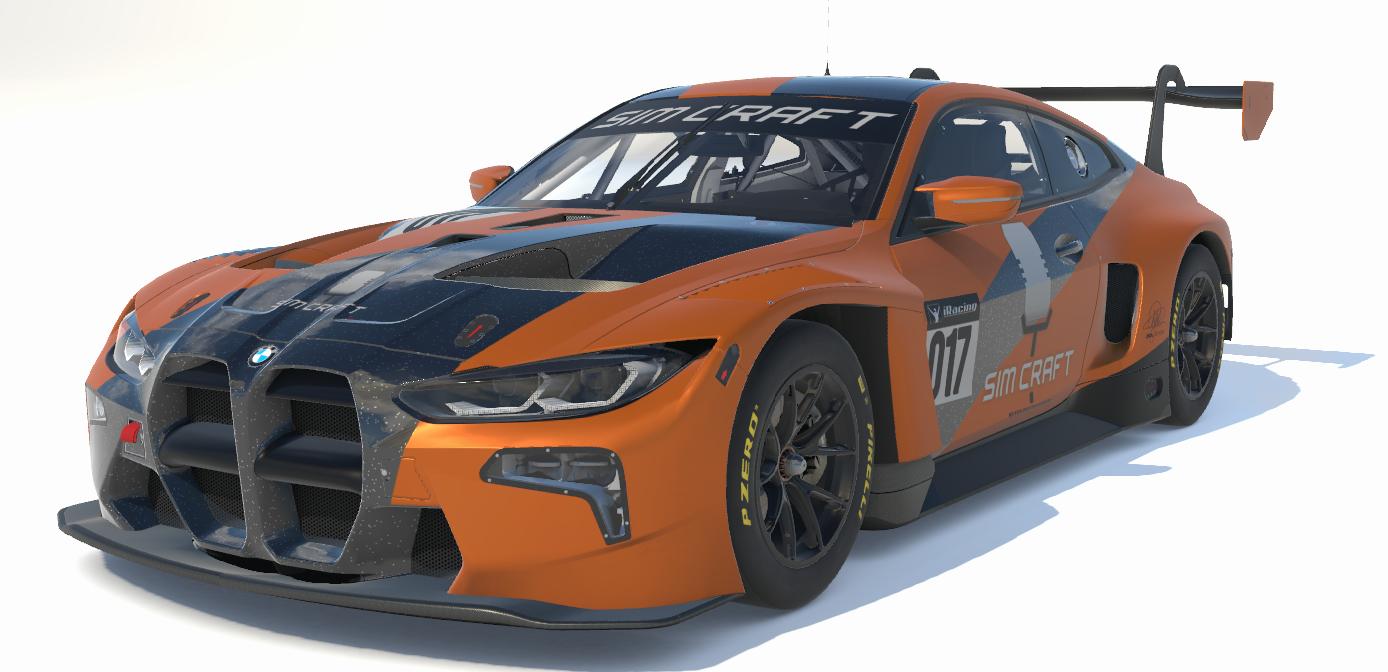 SIMCRAFT - BMW M4 GT3 by Justin Van der Linden - Trading Paints