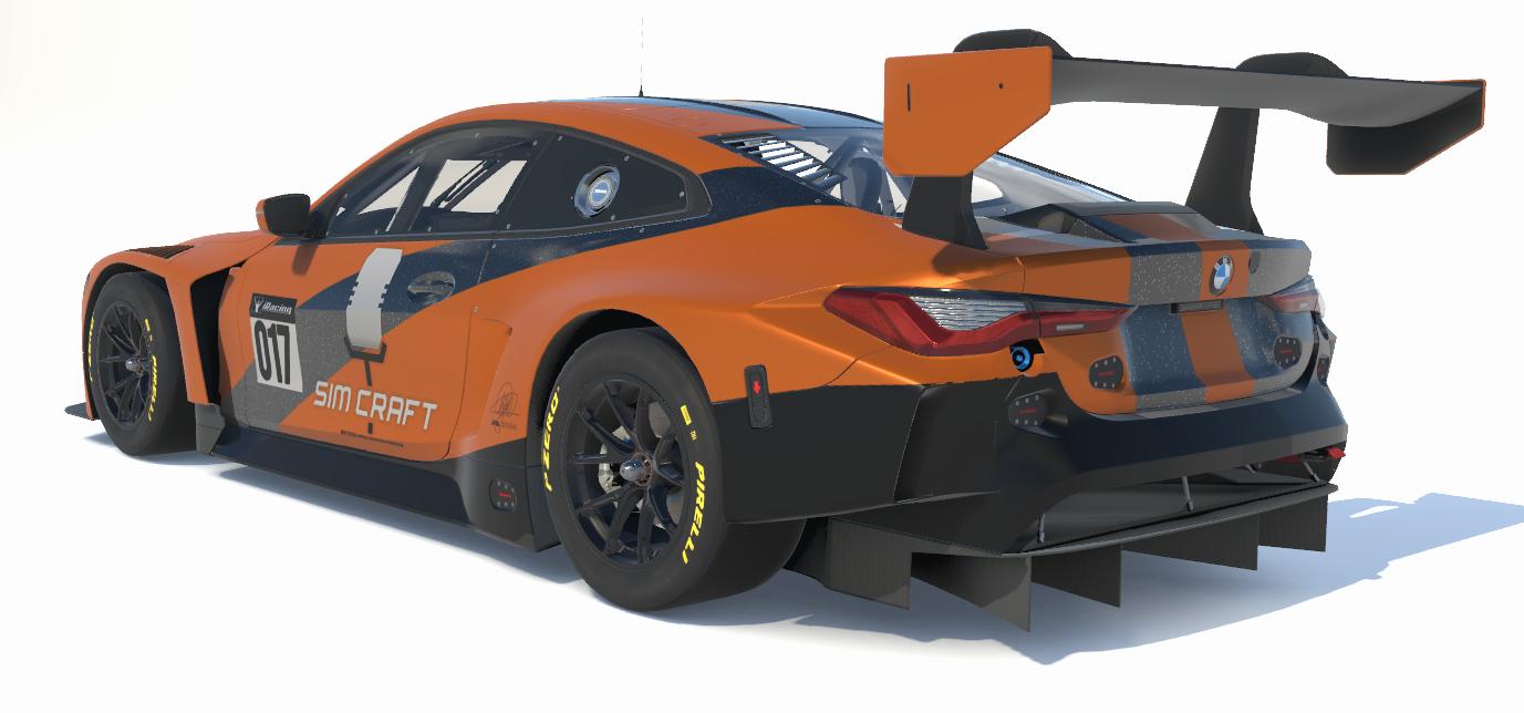SIMCRAFT - BMW M4 GT3 by Justin Van der Linden - Trading Paints