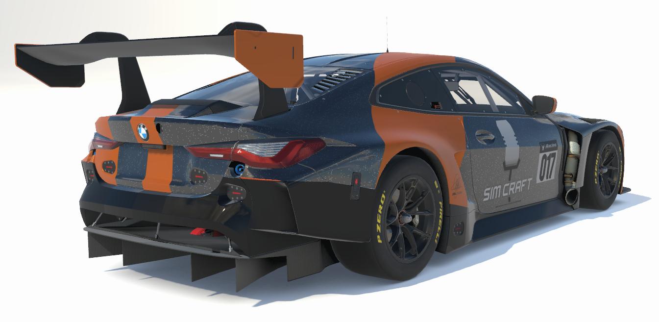 SIMCRAFT - BMW M4 GT3 by Justin Van der Linden - Trading Paints