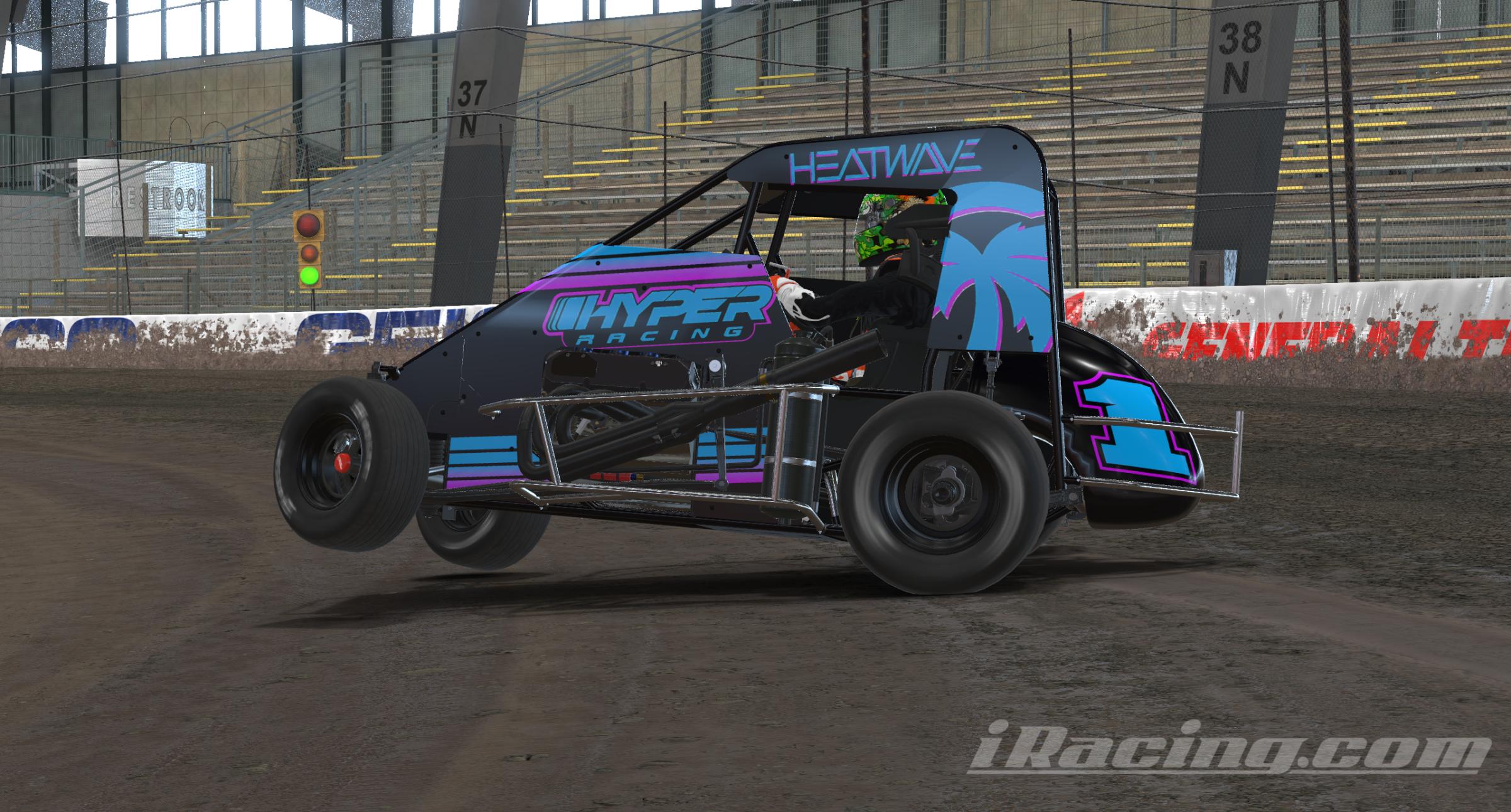 Hailie Deegans 2022 Micro Replica Heatwave Hyper Racing #1 by Jake ...
