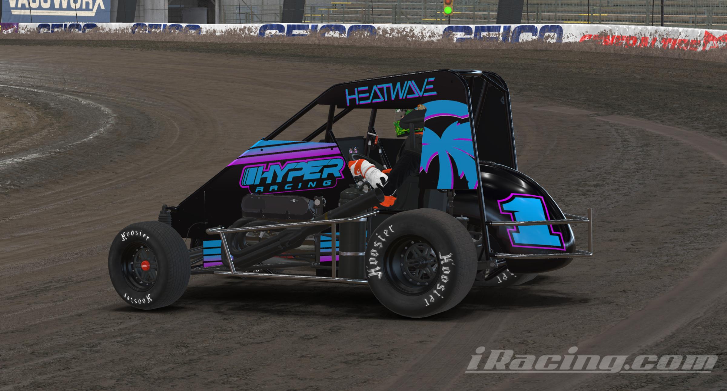 Hailie Deegans 2022 Micro Replica Heatwave Hyper Racing #1 by Jake ...