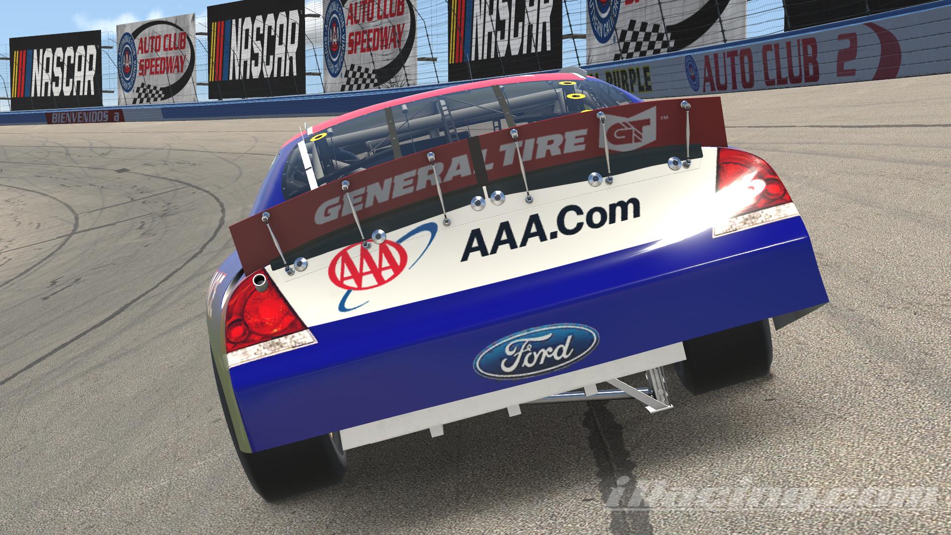 #6 David Ragan 2007 AAA Insurance Fontana With Number by Martin Roberg ...