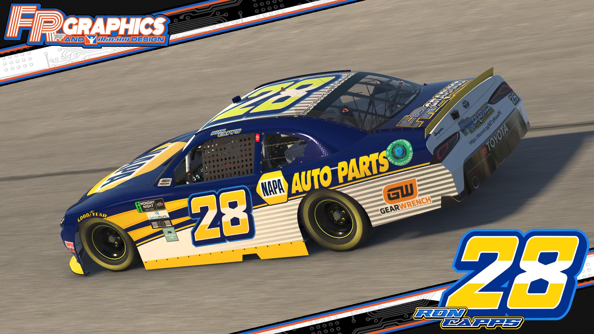 Ron Capps 2022 Napa NASCAR Xfinity Series Toyota Supra by Jason ...