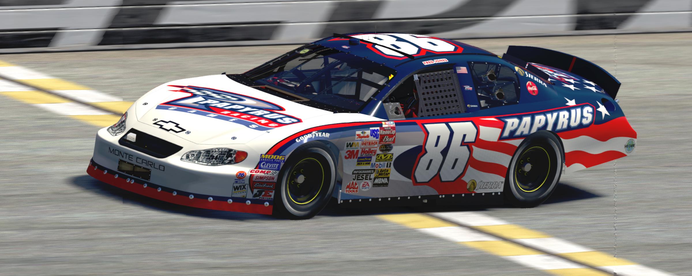 Fred Jones NR2003 PAPYRUS 2003 Chevy Monte Carlo by Nicholas Doucette ...