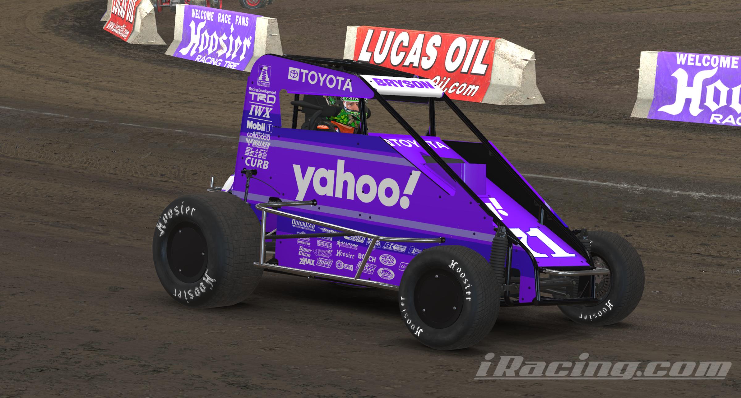Kaylee Bryson 2022 KKM Yahoo! #71 by Jake Boyer - Trading Paints