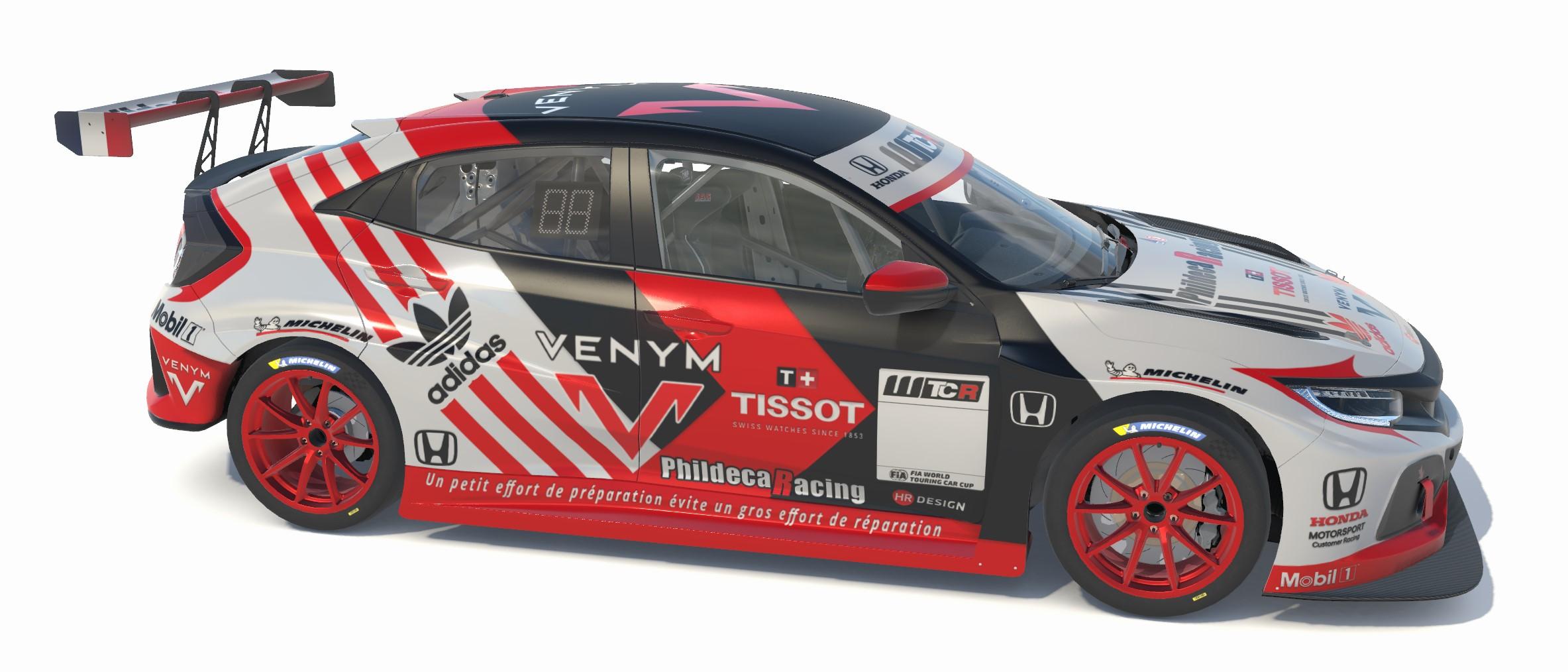 PHILDECARACING Team HONDA CIVIC TYPE R by Phil DECAR - Trading Paints