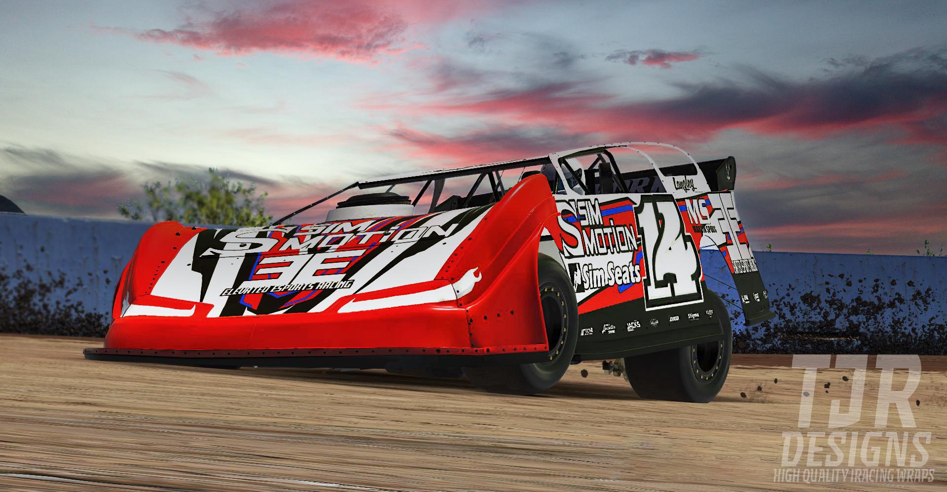 Aaron Langleys Sim Motion, Elevated Esports Late Model by Austin J ...