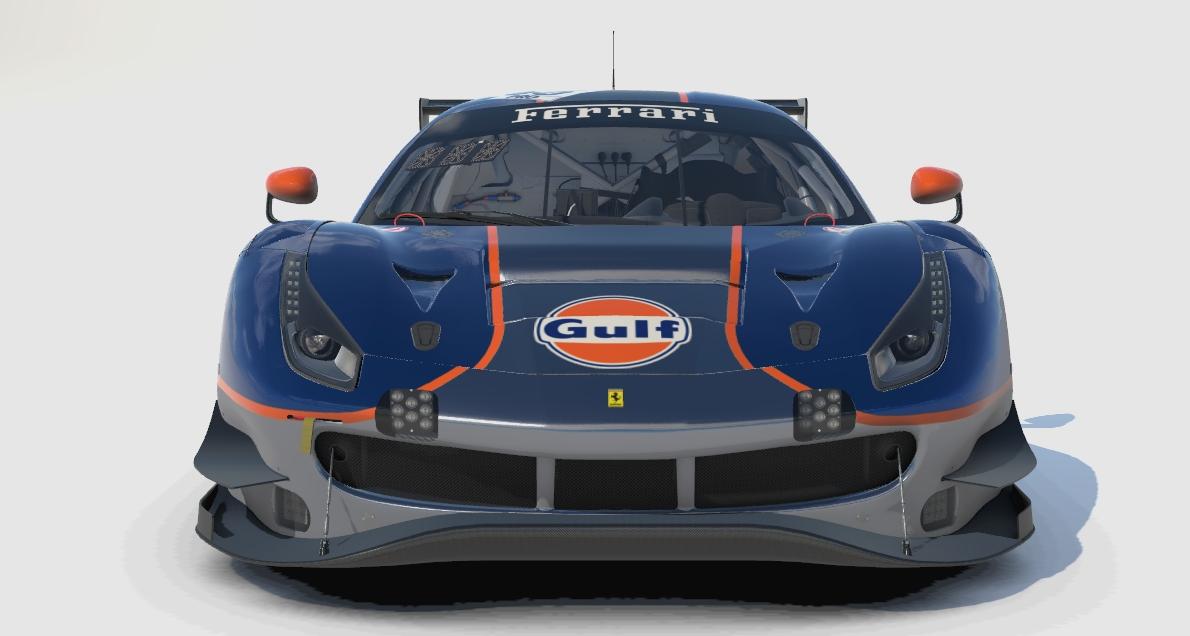 Ferrari EVO GT3 Gulf by Don Craig - Trading Paints