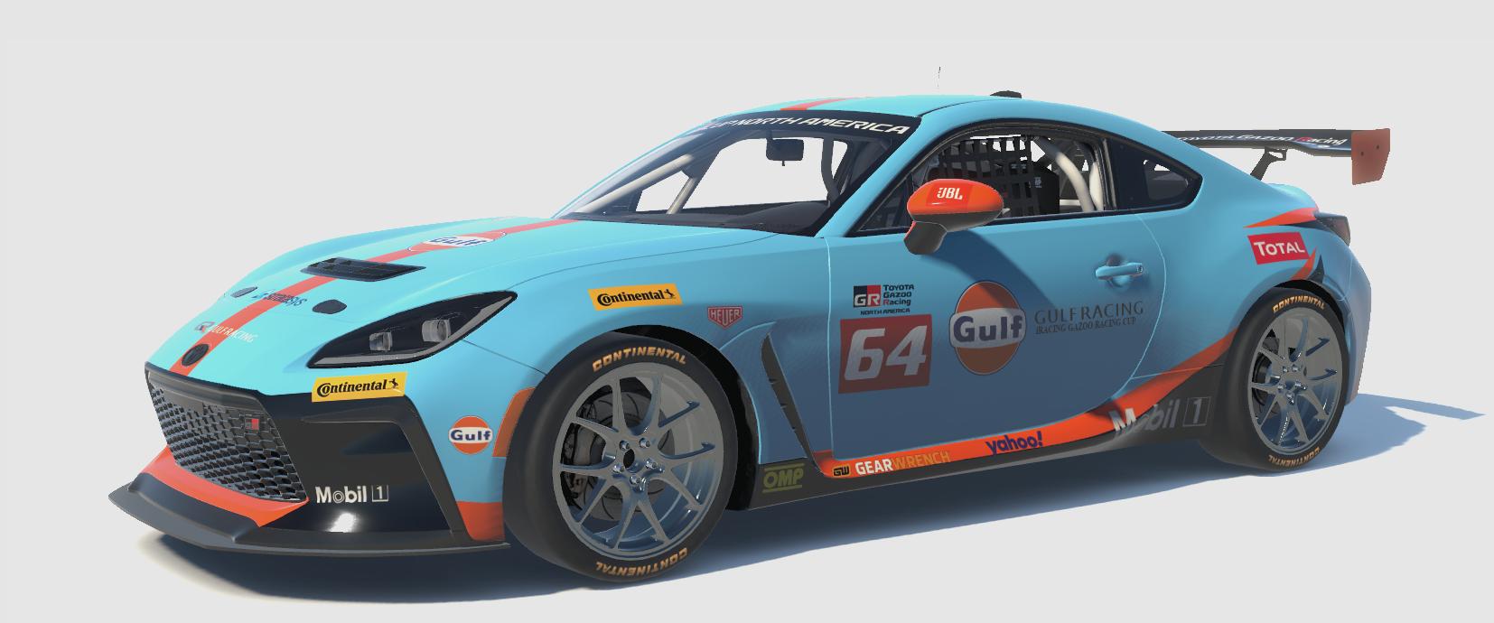 Toyota GR86 Gulf Racing by Matthias Ledwig - Trading Paints