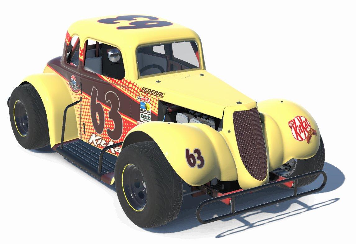 63 Kit Kat Legends Ford34c by Steve Staser - Trading Paints