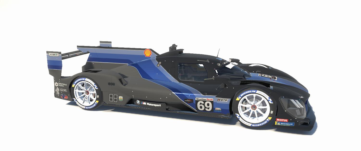 BMW Hybrid - Sharky Blue Stripes by Mark Axelson - Trading Paints