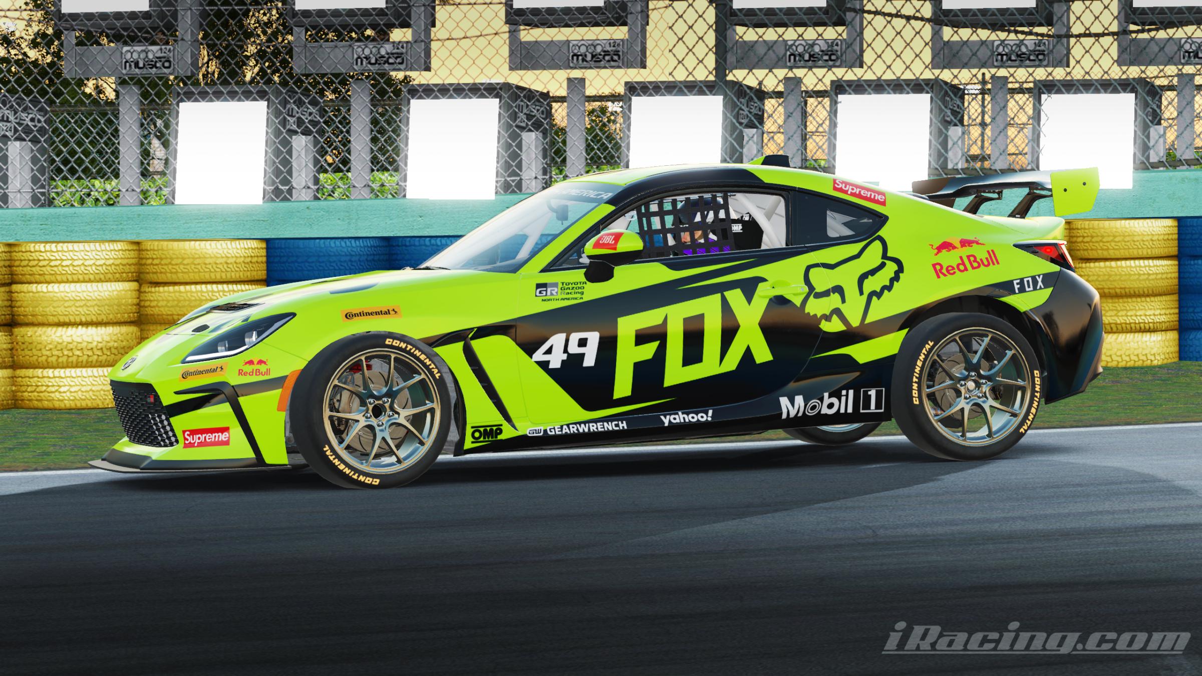 Fox Racing GR86 by Alan J Elwood - Trading Paints