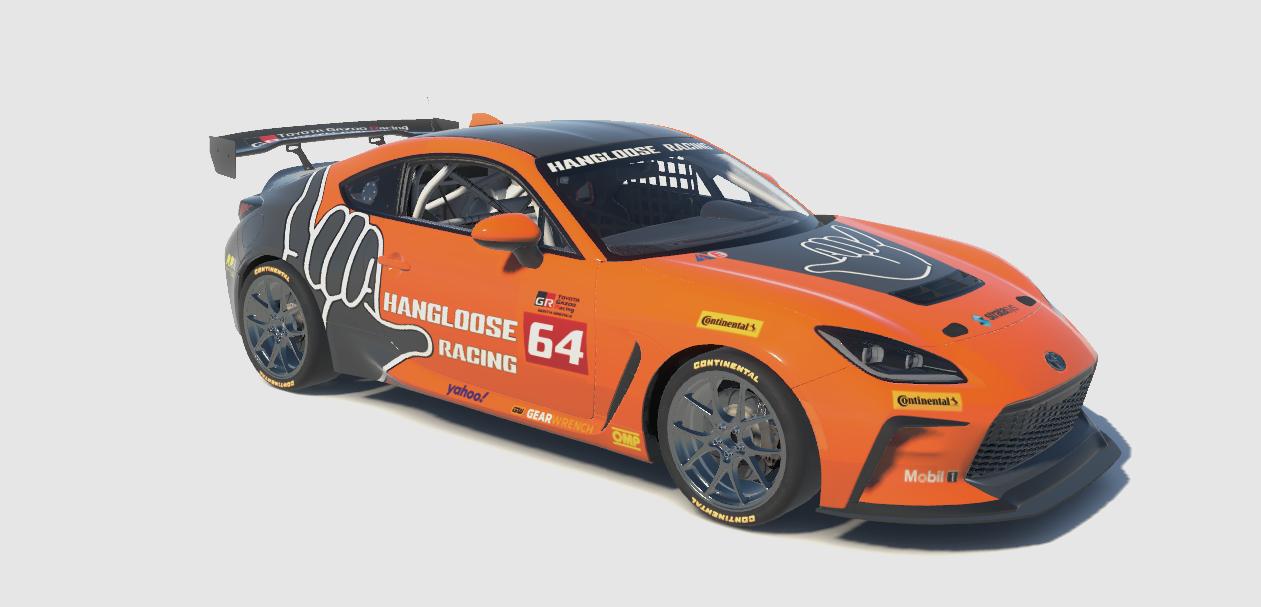 Hangloose Racing Orange Livery by William Ross4 - Trading Paints