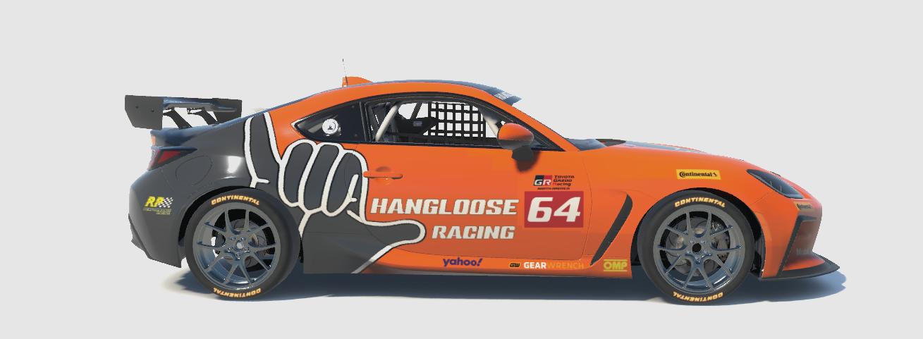 Hangloose Racing Orange Livery by William Ross4 - Trading Paints