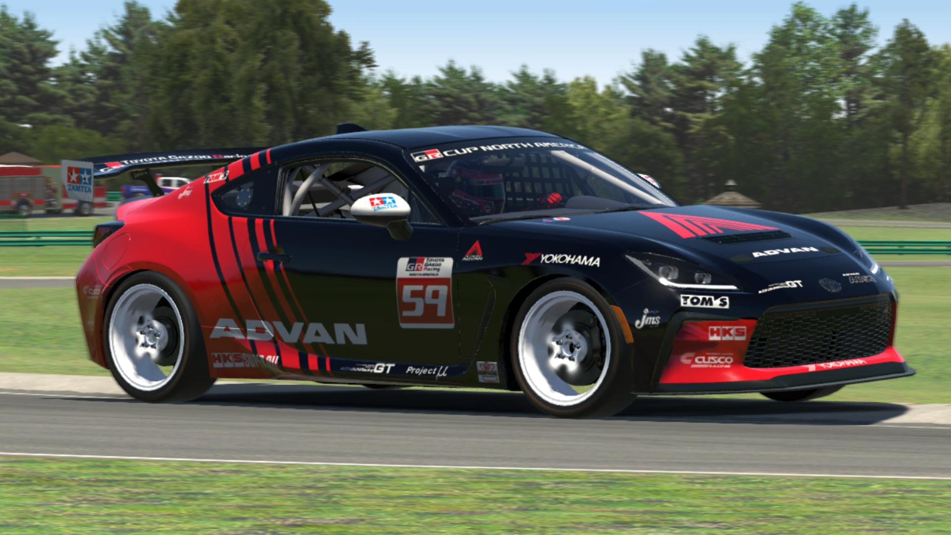 Advan Toyota GR86 by Bradley James2 - Trading Paints