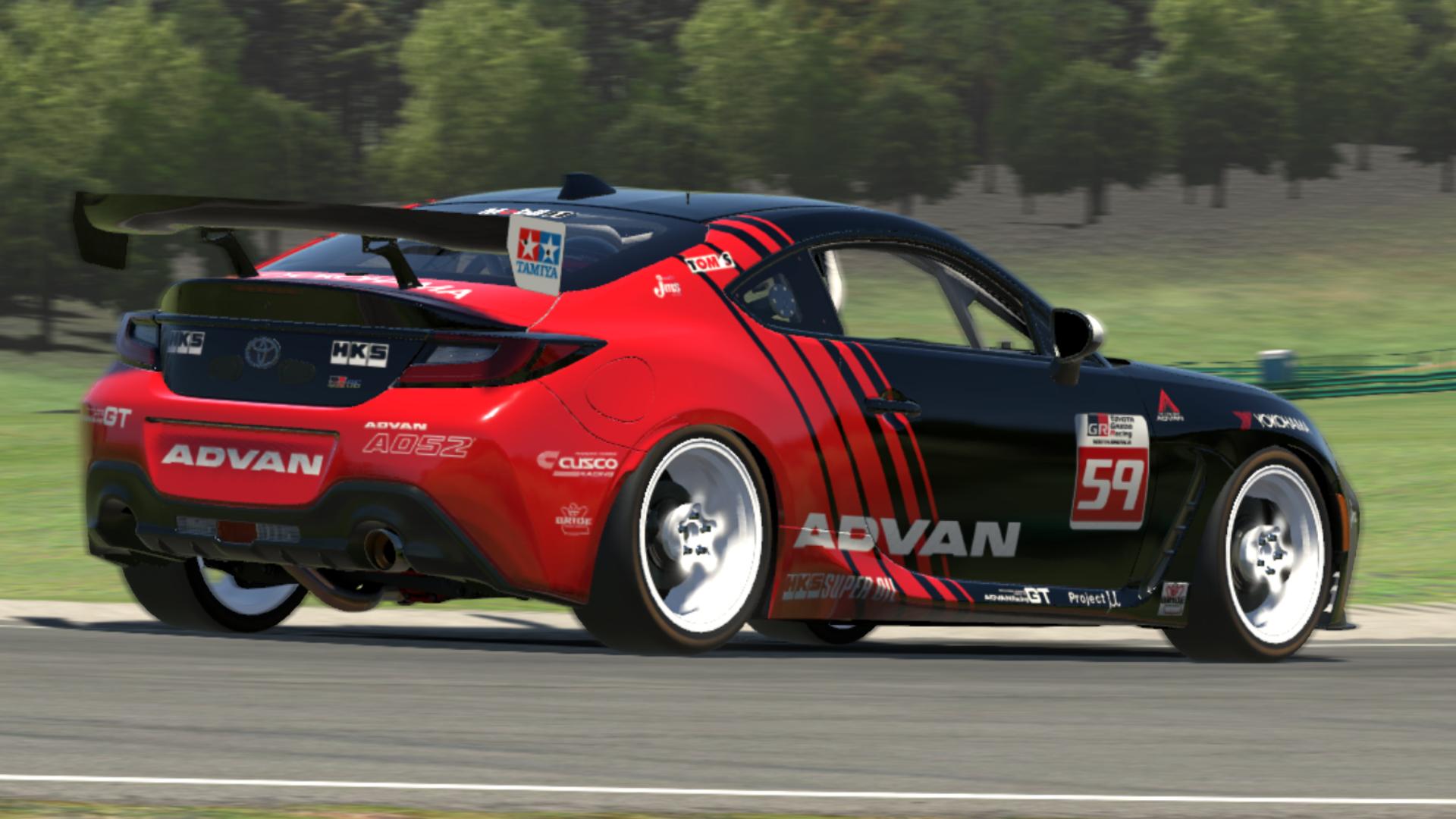 Advan Toyota GR86 by Bradley James2 - Trading Paints