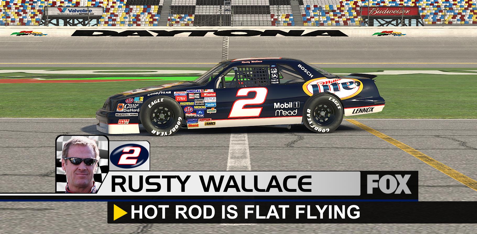 Rusty Wallace 2002 Miller Lite by Jordan Werth - Trading Paints