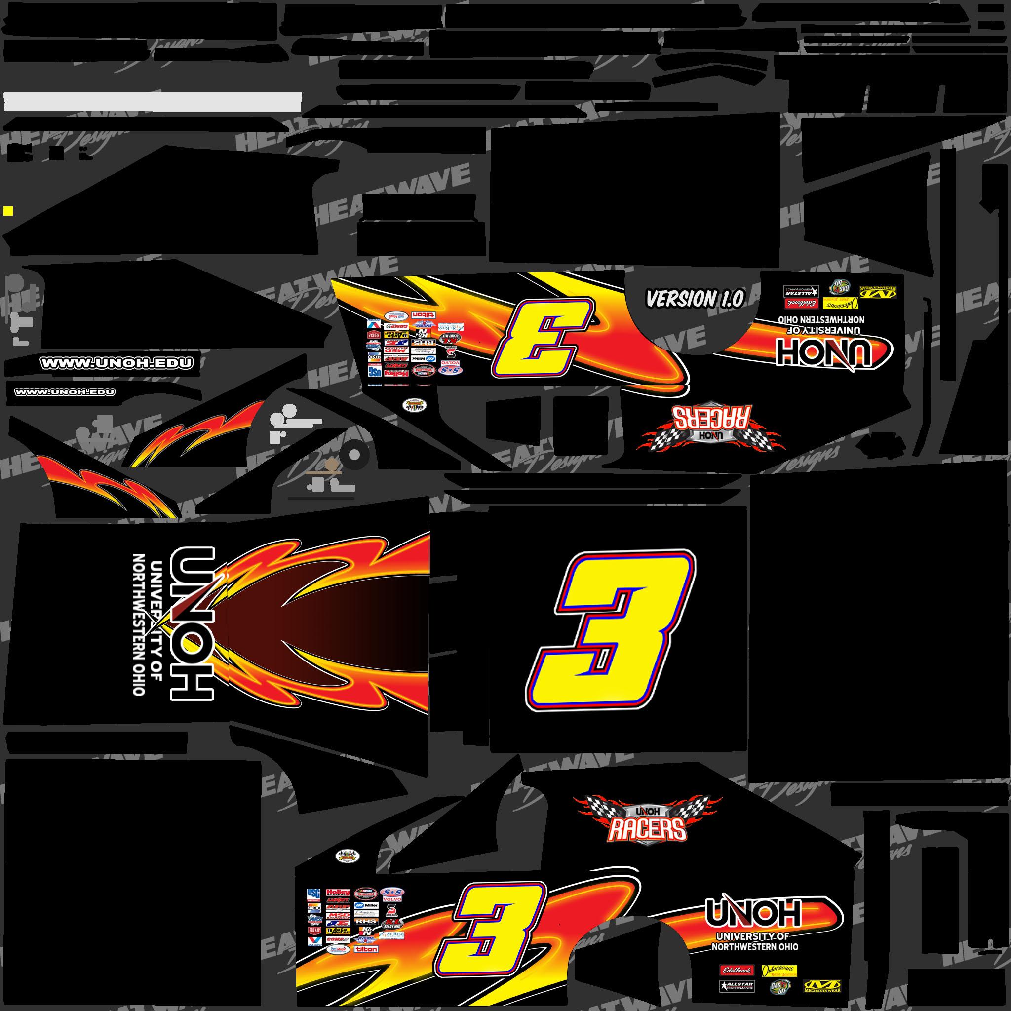 3 unoh Dirt UMP Modified by Dylan Martens - Trading Paints