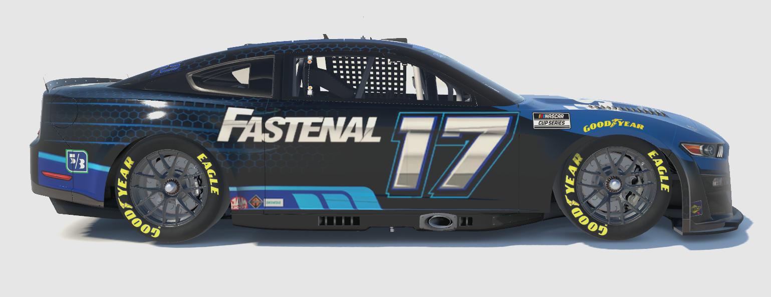 Ford Mustang Nextgen 17 fASTENAL bLUE TGA by Roger S. - Trading Paints